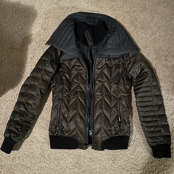 Lole | Jackets & Coats | Lole Colleen Green Quilted Puffer Jacket ...